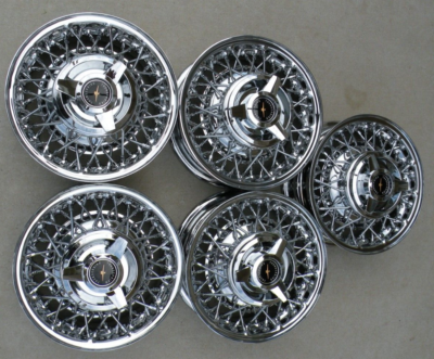 5 KELSEY HAYES WIRE WHEEL RIM 14 INCH 5.5 14X5.5 THUNDERBIRD OEM 1955 ...