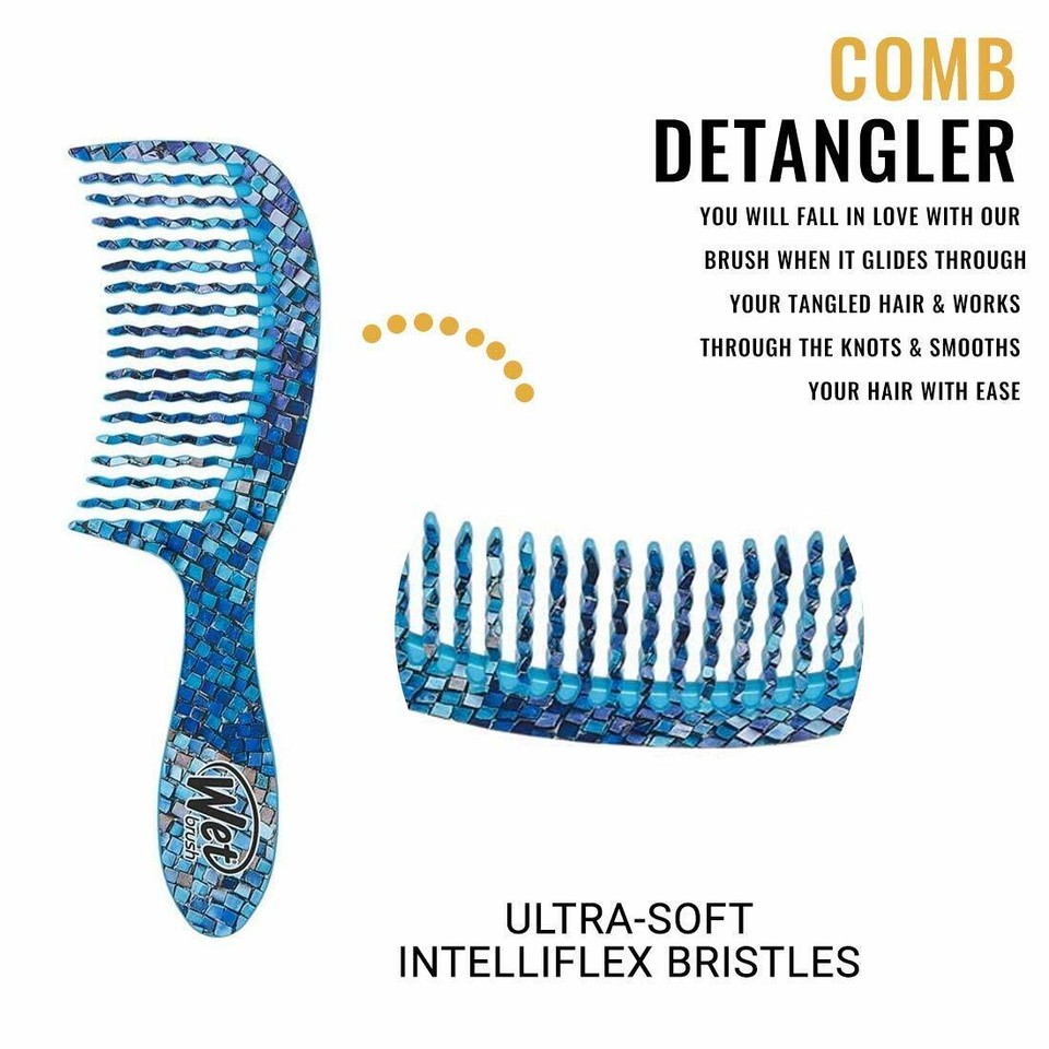 Wet Brush Original Detangling Comb Hair Detangler Wave Tooth Design ...