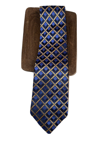 DeSantis Collection Tie Hand Made 100% Silk Diamond Design | eBay