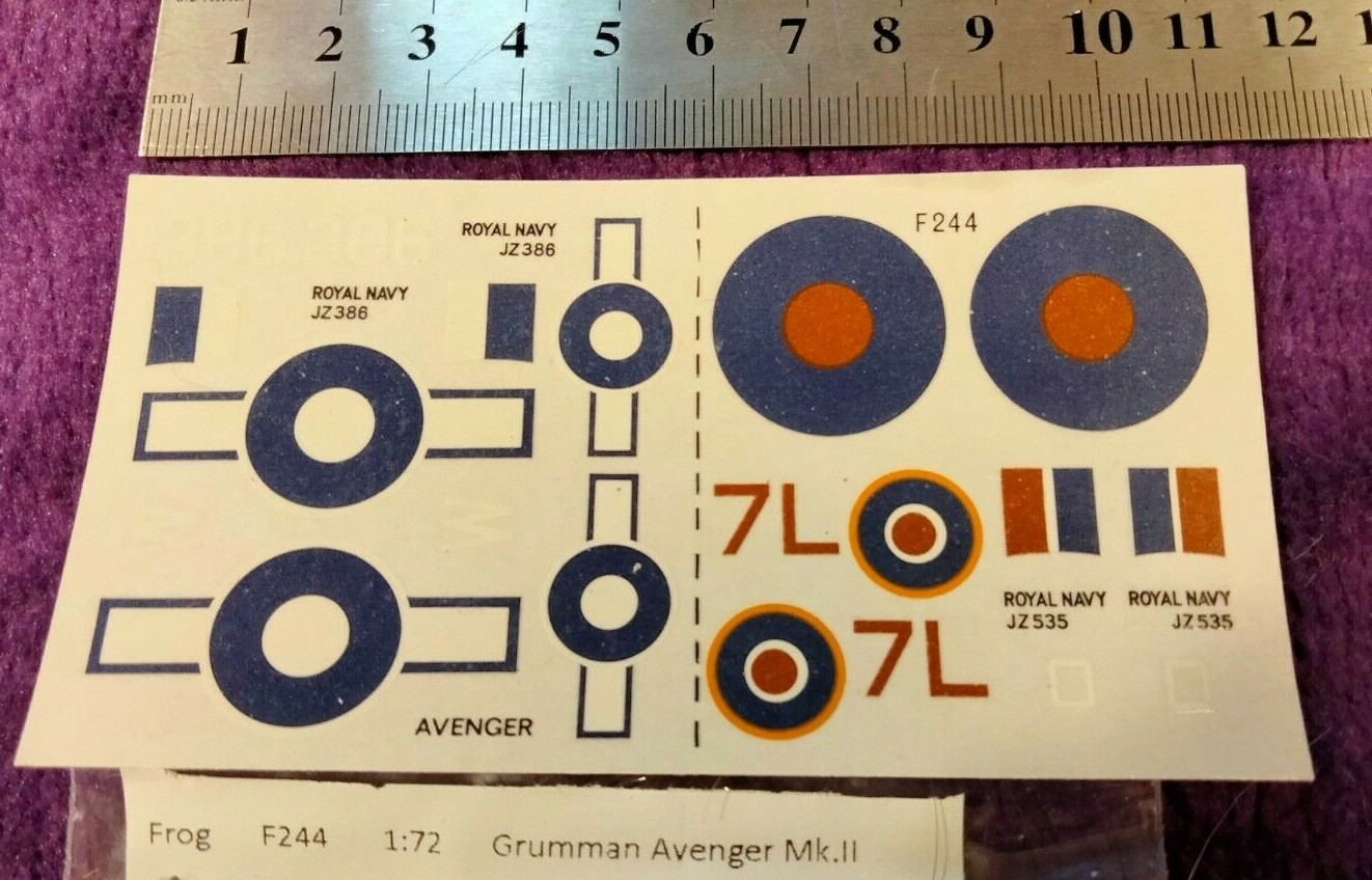 DECALS ONLY for Model Aircraft Kits 1:32 1:72 Multi Listings *COMPLETE ...