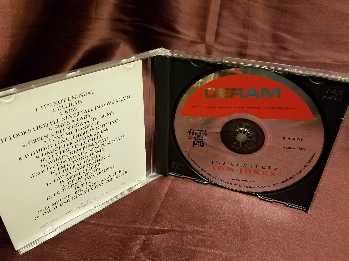 The Complete Tom Jones by Tom Jones (CD, Aug-1993, Deram (USA)) like ...