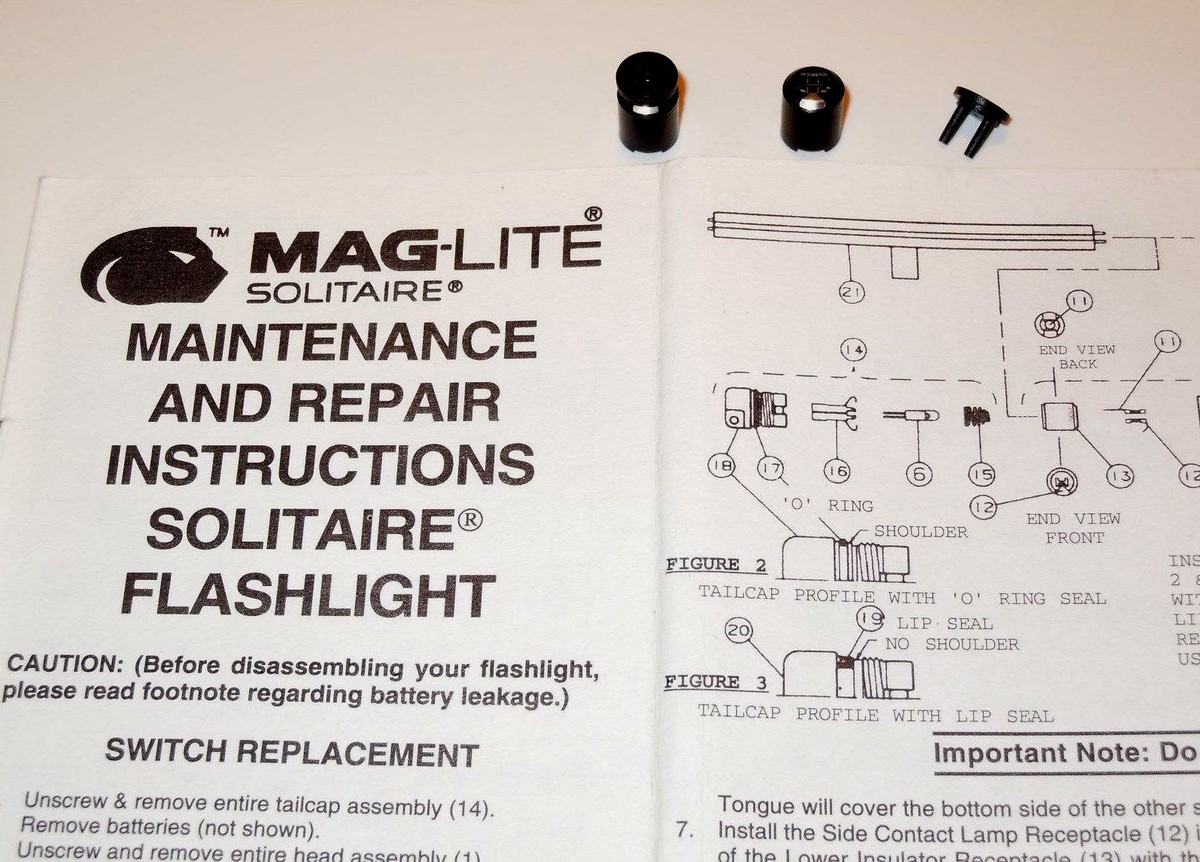 Maglite Mini Torch Mini Maglite Switch Assembly Diagram Mini Maglite Aa ...