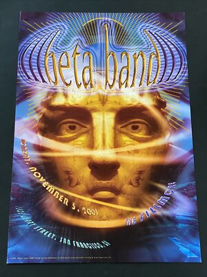 Beta Band Original Concert Poster San Francisco Fillmore 2001 | eBay
