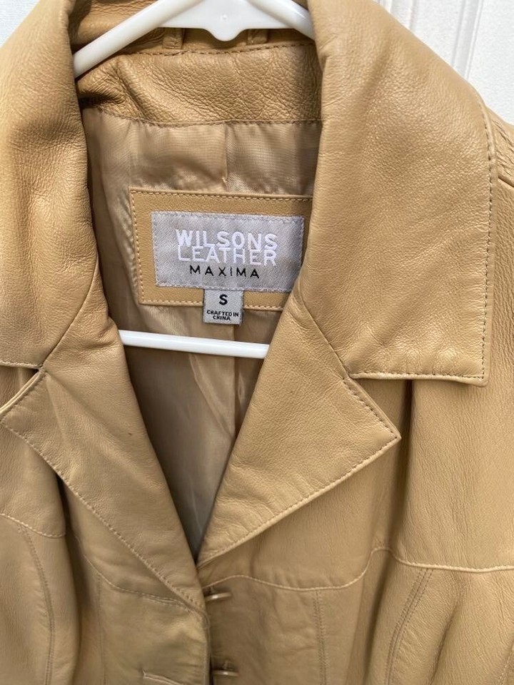 Genuine Leather Wilson Maxima Small Light Brown Excellent Cond. Orig ...