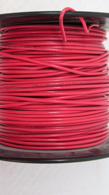 CME Wire and Cable E95989 S 14 AWG Solid THHN THWN 600v Red Insulated ...