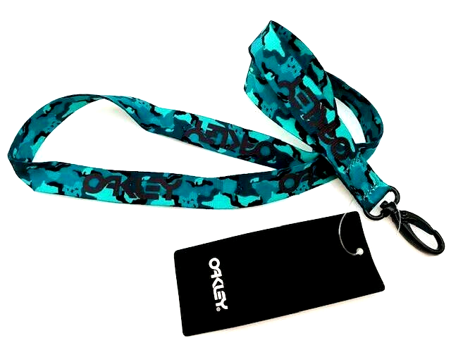 OAKLEY NWT B1B Crazy Wanderlust Lanyard Key Chain ID Document Holder ...