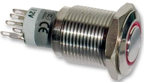 SWITCH, PUSHBUTTON, DPDT-2CO, 3A, 250V, Anti Vandal Switches, MP0045/1D2GN012 | eBay