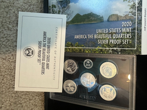 2020-S U.S. Silver America The Beautiful Quarters Proof Set | eBay