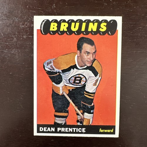1965-66 TOPPS HOCKEY DEAN PRENTICE #102 Boston Bruins EXMT/NM SHARP | eBay