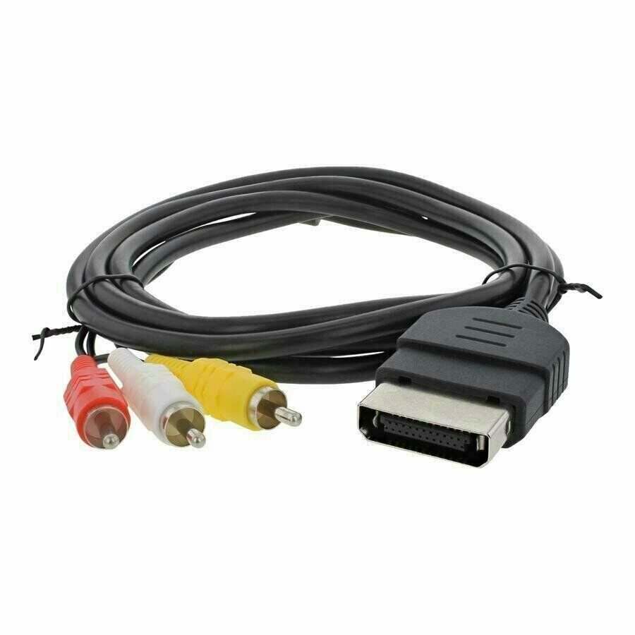 Xbox AV Cable / Power Cord for the Original Xbox Microsoft TV Charger ...