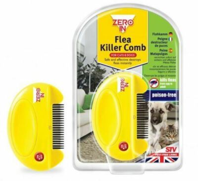 Zero In Flea Killer Comb Dogs Cats Poison Free New | eBay UK