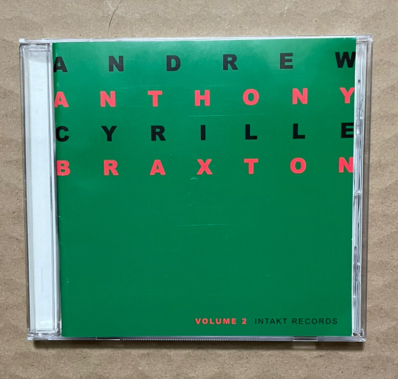 Duo Palindrome 2002 Vol. 2 -Andrew Cyrille & Anthony Braxton (CD, 2004 ...