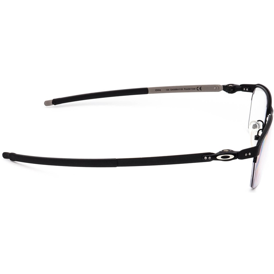 Oakley Eyeglasses OX5099-0153 Tincup 0.5 Titanium Powder Coal HalfRim ...