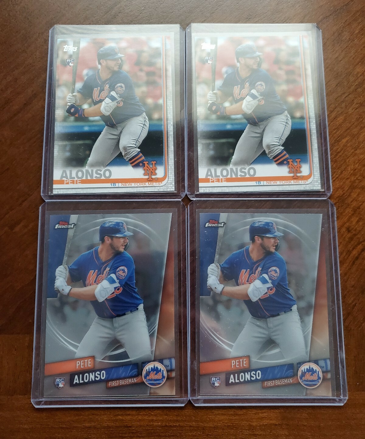 2019 Topps Finest Topps Series 1 Pete Alonso Rookie Card Lot x4 New ...