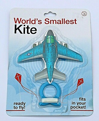 2 x World's Smallest Plane Kites- - fits in your pocket, ready to fly ...