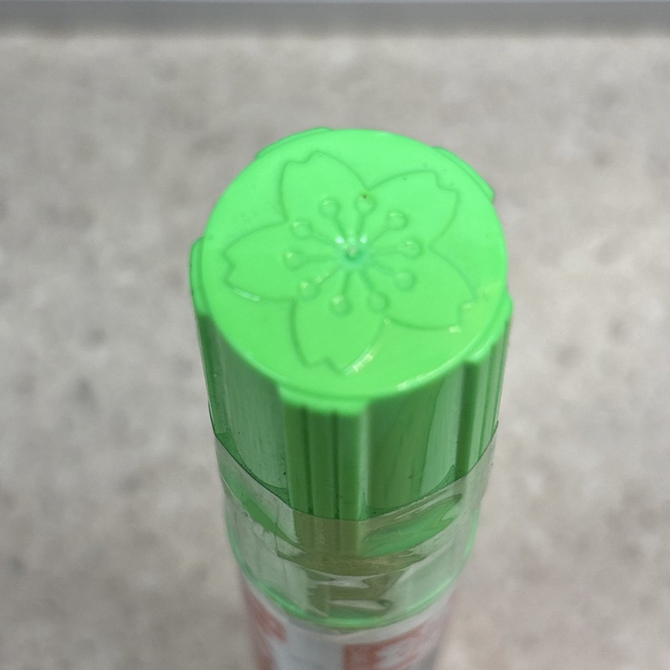 *NOS* Sakura SG7 Extra Broad Marker Fluorescent Green Flower Cap ...