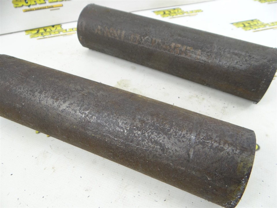 2 PIECES OF AHT 28 STEEL ROUND STOCK 2-1/2" DIAMETER 10" LENGTHS 28LBS ...