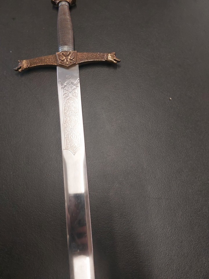 Medieval Decorative Longsword - Replica Medieval Silver Sword Unbranded ...
