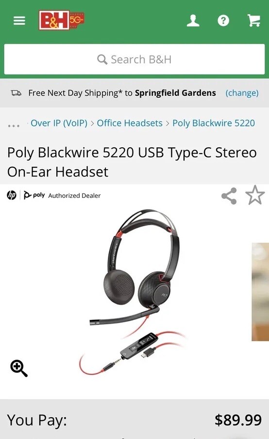 2024 Plantronics Blackwire C5220 On the Ear Headsets *USB-C & 3.5mm | eBay