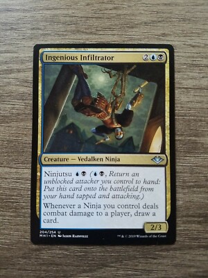 Ingenious Infiltrator Modern horizons Mtg Card Mint Condition | eBay