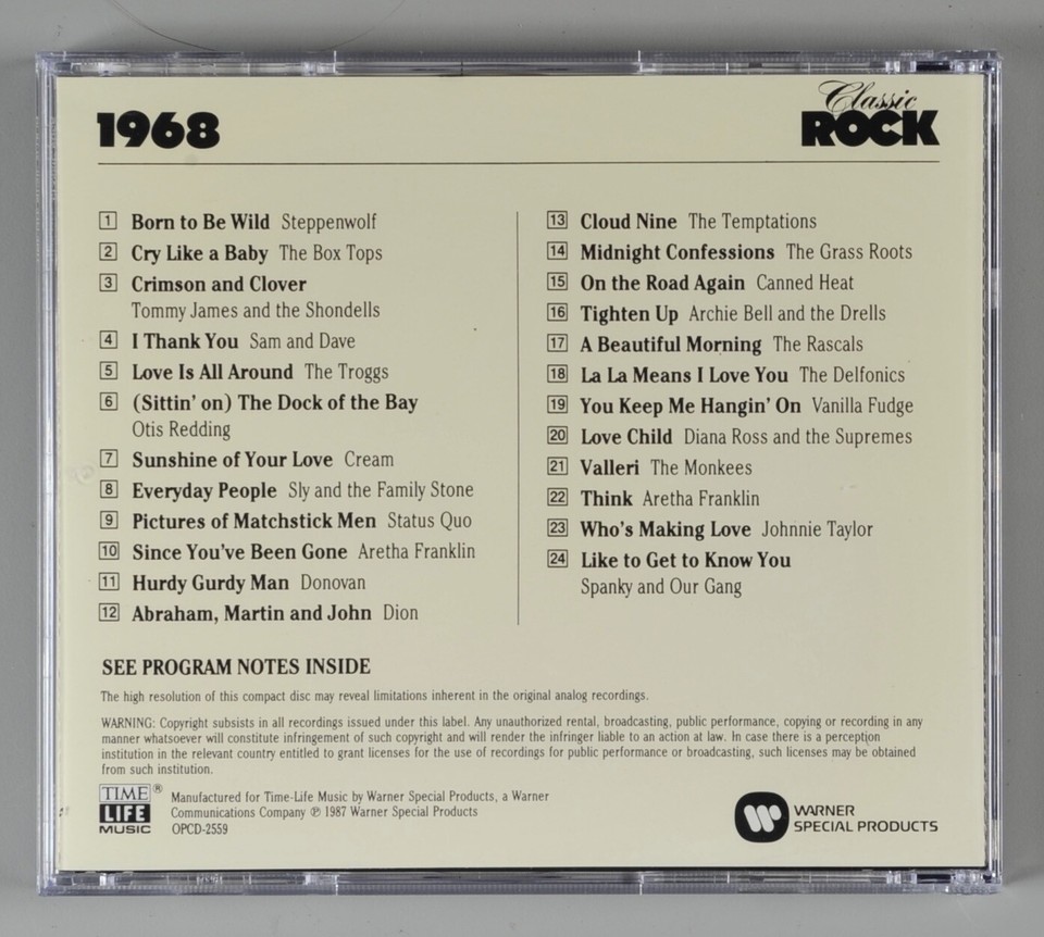 Time Life Classic Rock CDs Lot of 9 OOP 204 Tracks Various Artists | eBay