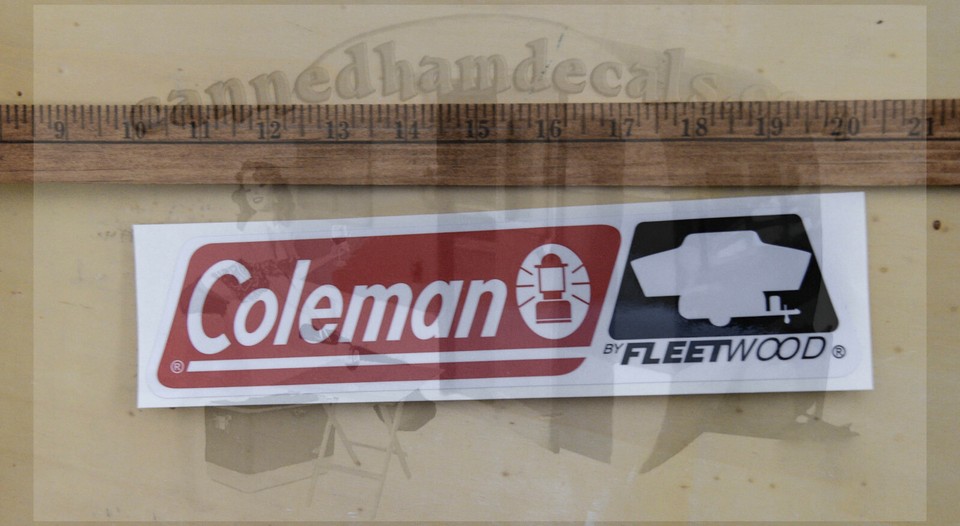 Coleman by Fleetwood 70's Vintage Tent Trailer Repoduction Decals by ...