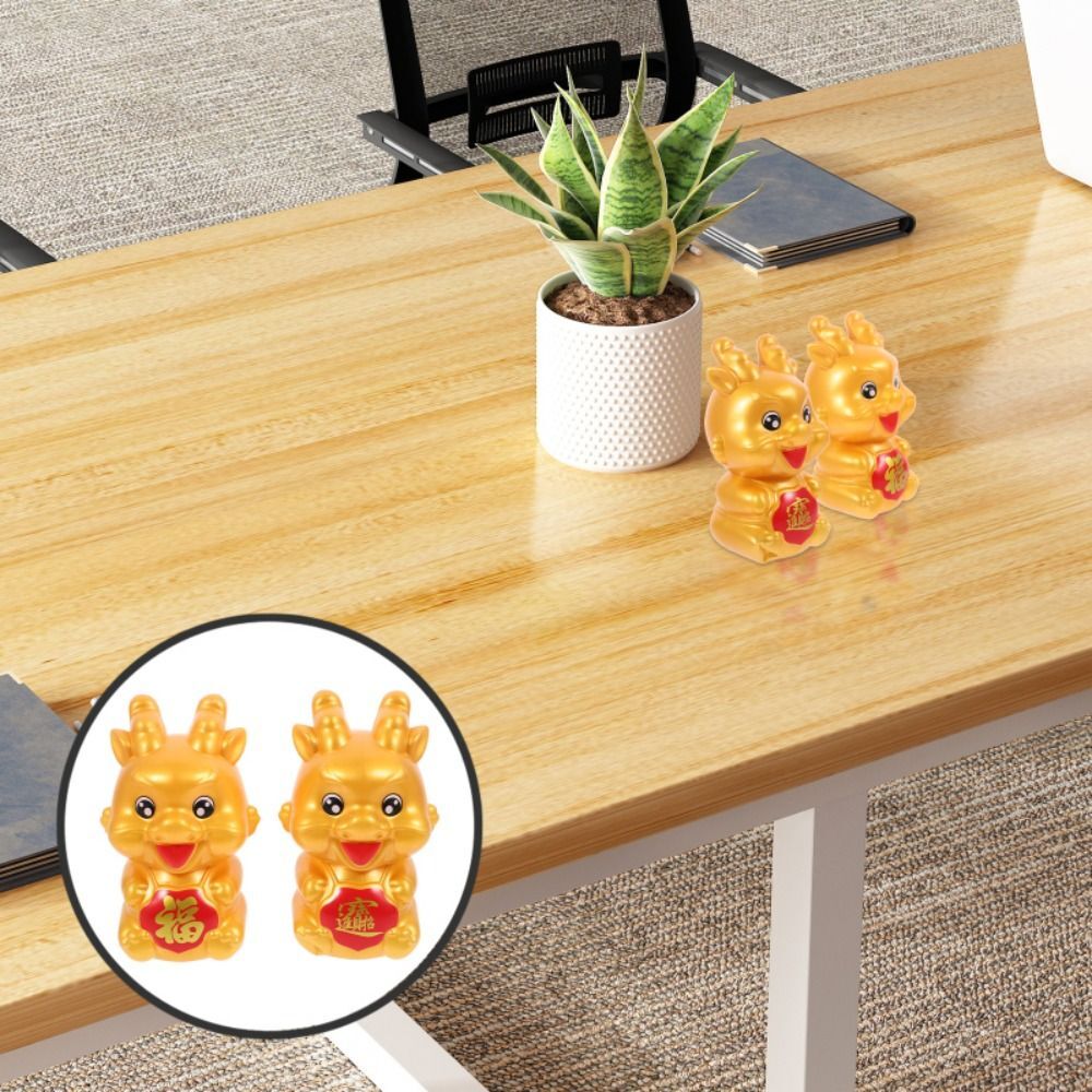 Mini Coin Bank Plastic Chinese Zodiac Dragon Home Decor Saving Money ...