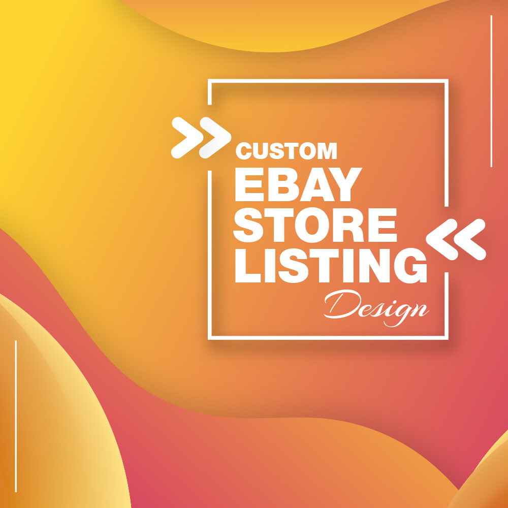 ebay Store Professional Bespoke Custom and listing design Amazon ...