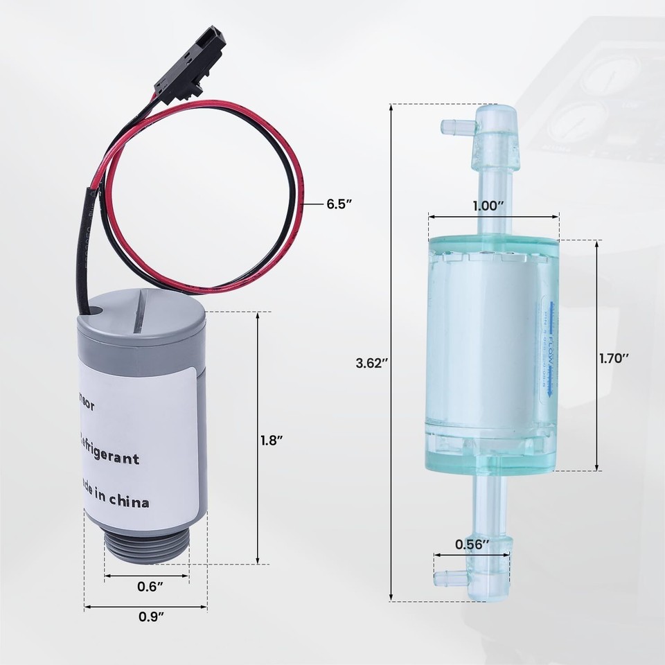 16916 Oxygen Sensor with 16913 Filter Compatible with Robinair R-1234yf ...