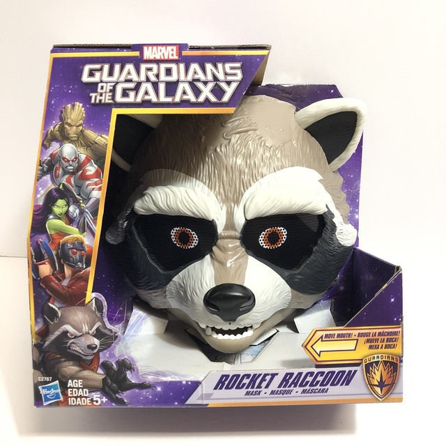 Marvel Guardians of the galaxy ROCKET RACCOON action mask NEW Mouth ...