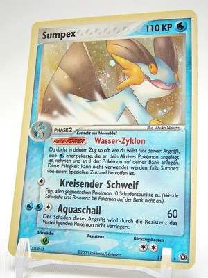 Pokemon Karte Sumpex Holo Rare aus EX Smaragd 110 KP 11/106 2005 | eBay