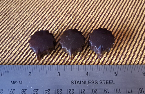 Lot of 3 Original Brown Crab Style Guitar / Radio Pointer Knobs | eBay