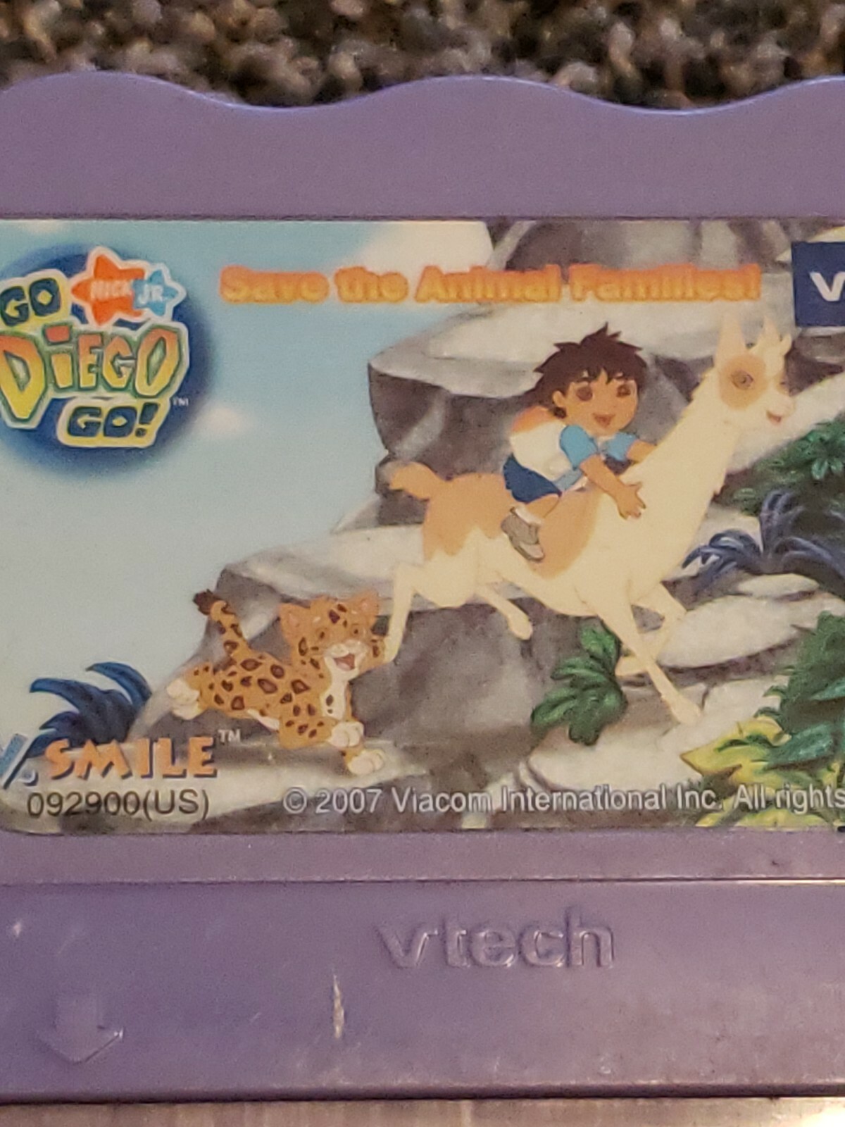 Vtech VSmile Ho Diego Go Save The Animal Families Logic Skills Animals ...