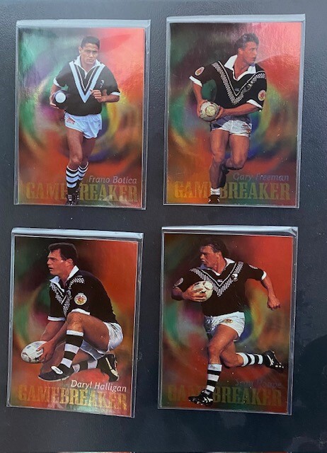 NZ RUGBY LEAGUE CARDS SETS BOXES INSERTS 1995 1996 CARD CRAZY ...