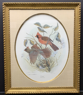 John A. Ruthven Limited Edition Signed Framed Print “Cardinals” 1981 | eBay