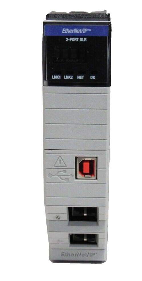 USED ALLEN BRADLEY 1756-EN3TR CONTROLLOGIX ETHERNET MODULE SER.B ...