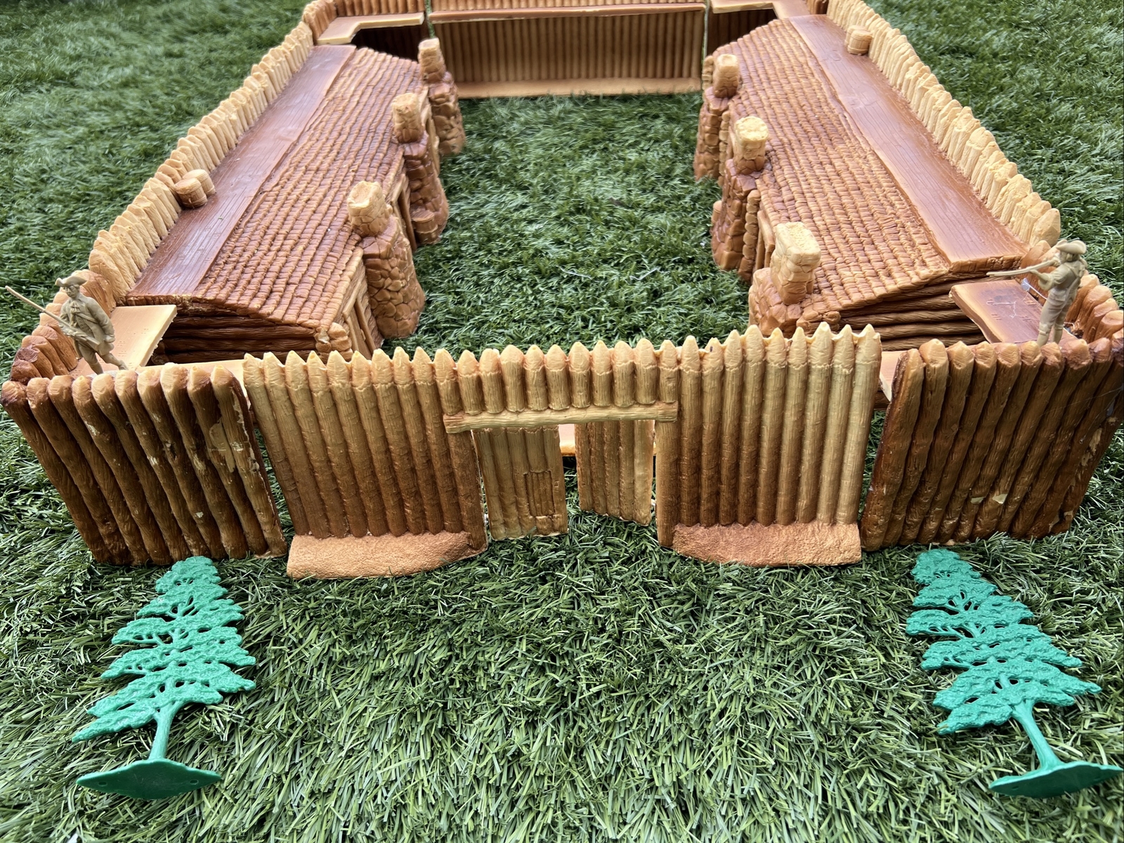 VINTAGE BARZSO DAVEY CROCKET WILDERNES FORT PLAYSET | eBay