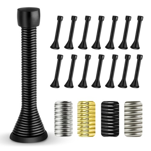 Jack N’ Drill 15 Pack Spring Door Stoppers for Bottom of Door, Child ...