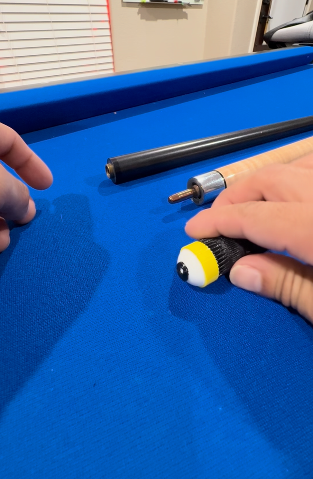 Custom Pool Cue Joint Protectors - 8/9/10 Ball - Radial Uniloc 3/8x10 5 ...
