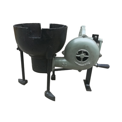 Blacksmith's Large Forge Furnace with Hand Blower Pedal Type Handle Fan ...