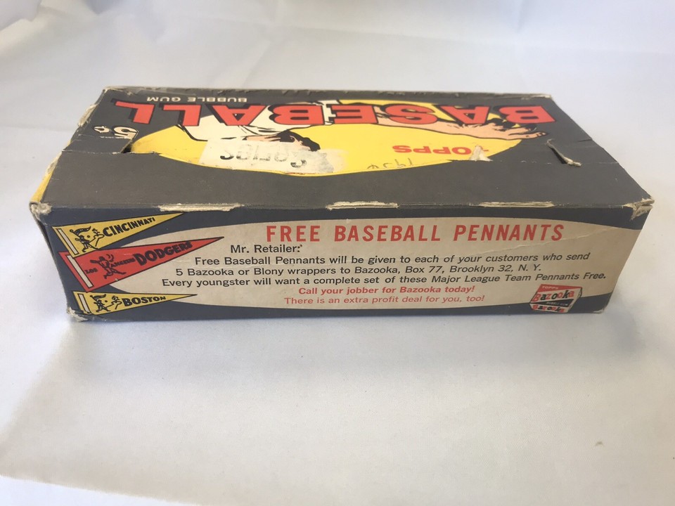 1959 TOPPS BASEBALL 5 CENT EMPTY DISPLAY BOX RARE | eBay