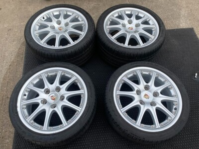 PORSCHE 996 18" Alloy Wheels Sport Design Alloy Wheels 10x18 ET65 8x18 ...