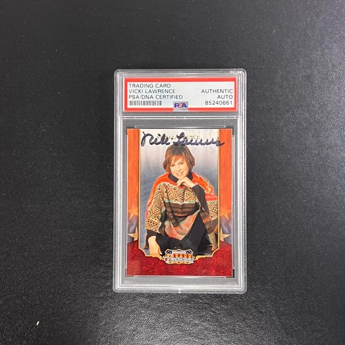 2009 Panini #38 Vicki Lawrence Signed Card PSA Slabbed | eBay