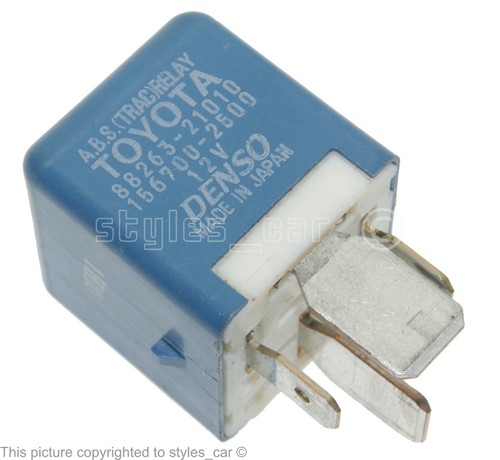 88263-21010 Toyota & Lexus 4-Pin Blue A.B.S. (TRAC) Control Relay ...