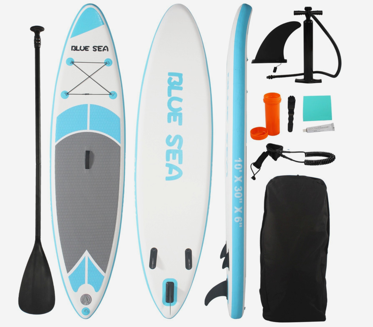 10ft Inflatable Stand Up Paddle Board Paddleboard SUP| Open-Box