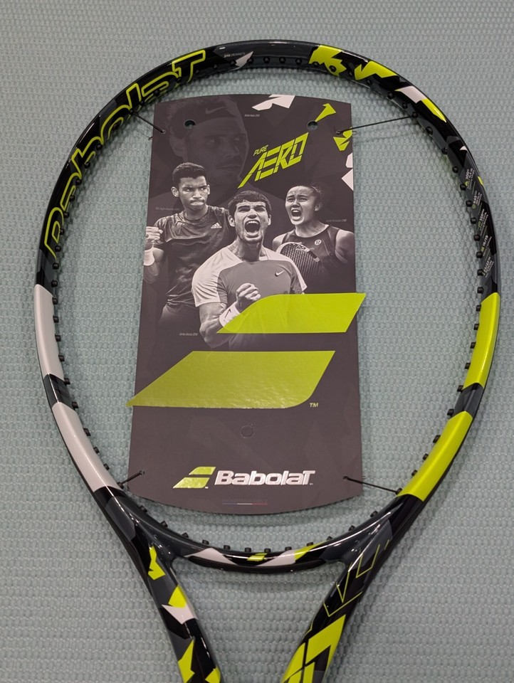 New Babolat Pure Aero 2023 Tennis Racquet size 4 3/8 unstrung 300g/10 ...