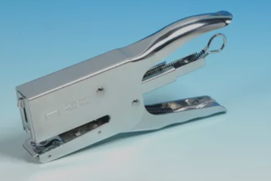 STAPLER PLIER Hand Held for Post Room Office Textile Laminated Sheets ...