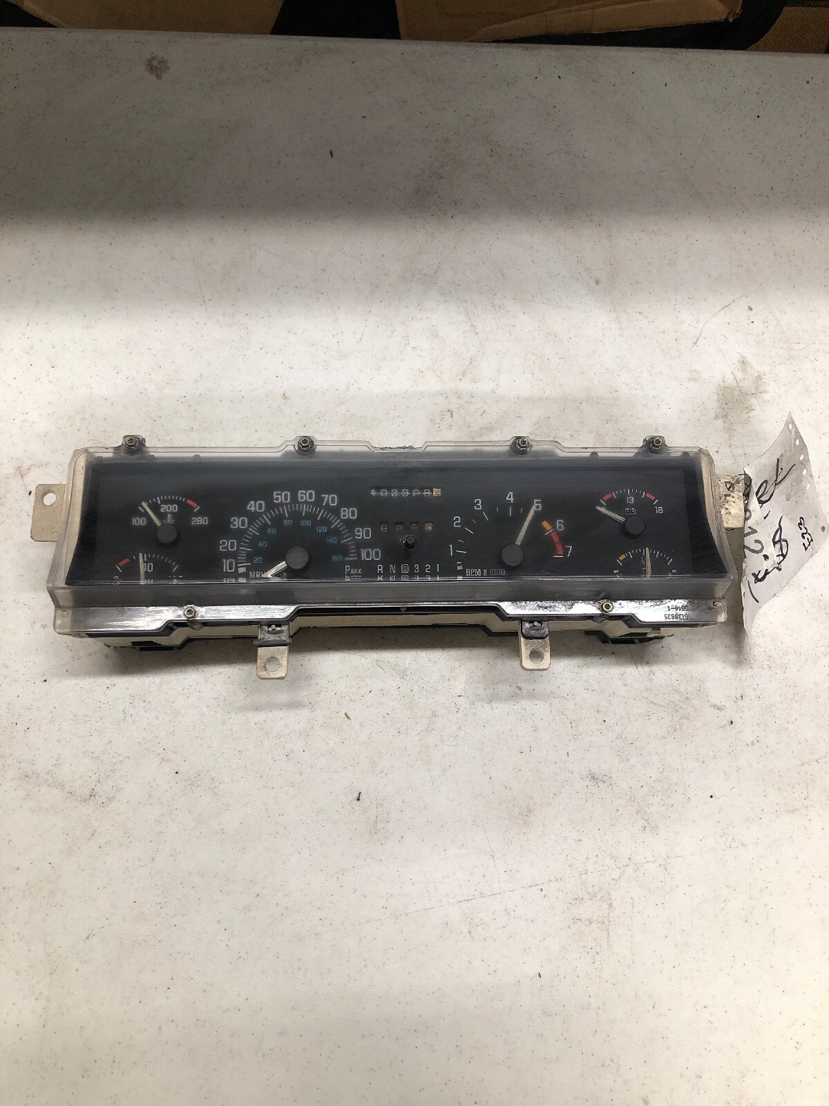 Speedometer Analog With Tachometer Cluster Fits 95 EIGHTY EIGHT 103K ...