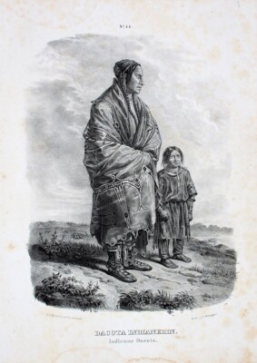 Dakota Indianer Natives Santee Sioux Lakota Karl Bodmer Minnesota ...