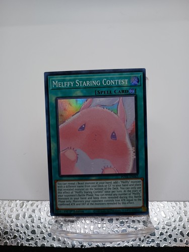 Yugioh! 3x Melffy Staring Contest POTE-EN063 Super Rare 1st Edition NM ...